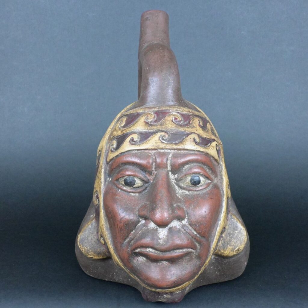 Huaco retrato moche - Arteanc