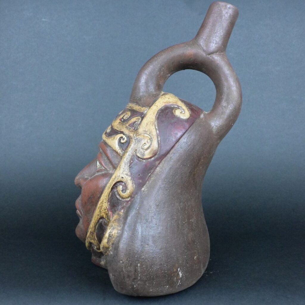 Huaco retrato moche - Arteanc