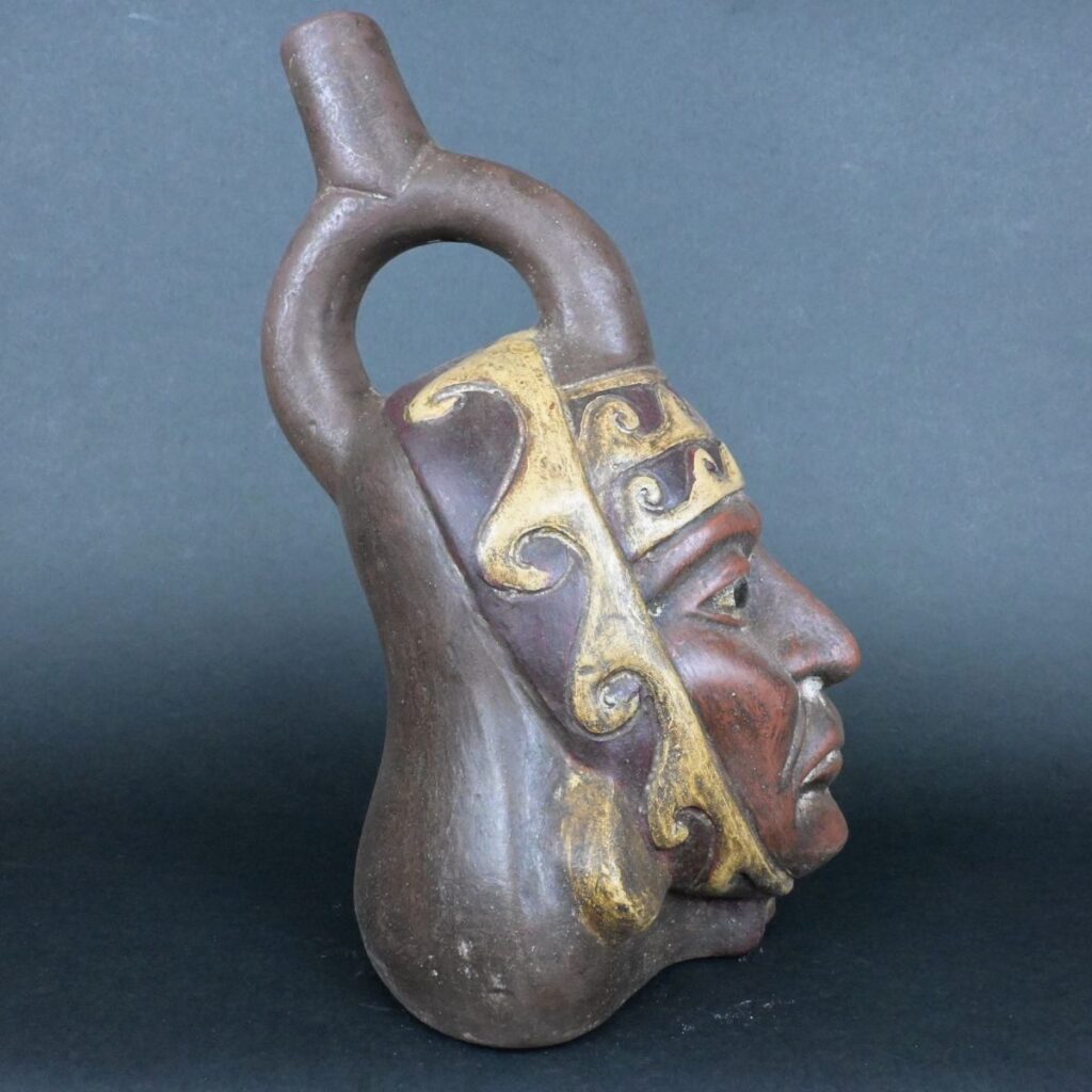 Huaco retrato moche - Arteanc