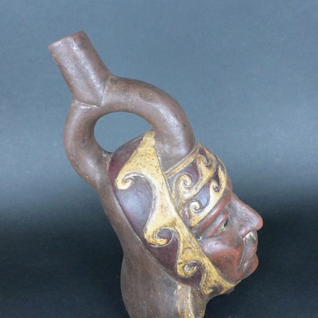 Huaco retrato moche - Arteanc